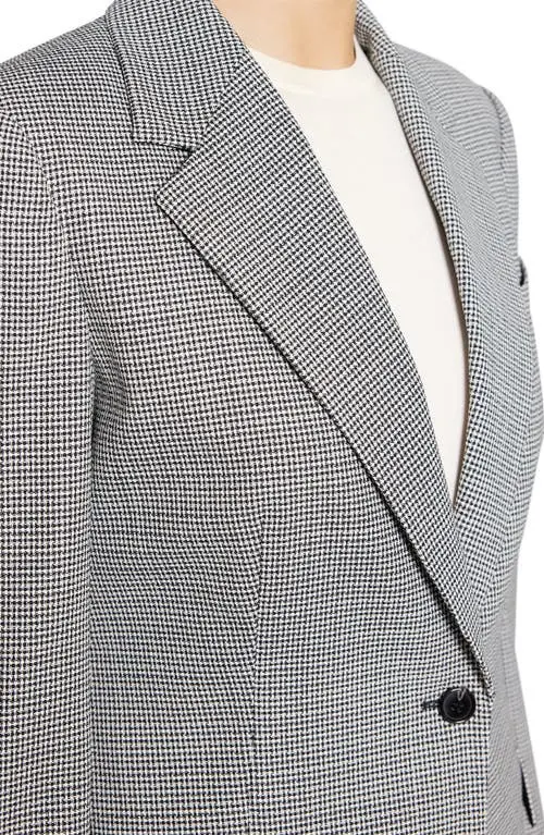 Theory Lynnia Houndstooth Blazer - Black Multi