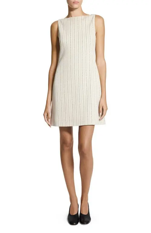 Theory Stripe Sleeveless Minidress