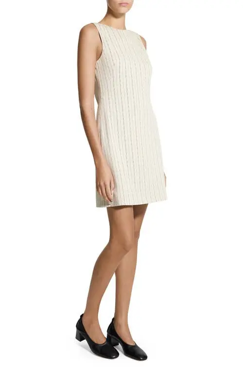 Theory Stripe Sleeveless Minidress