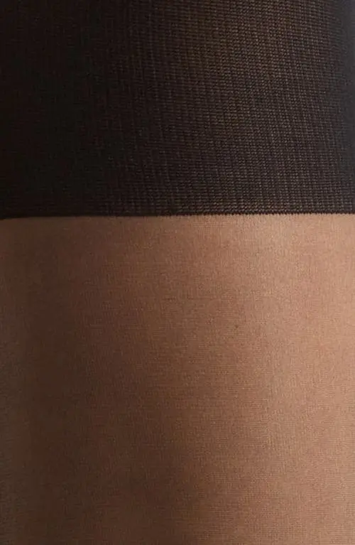 Nordstrom Sheer Control Top Tights - Black