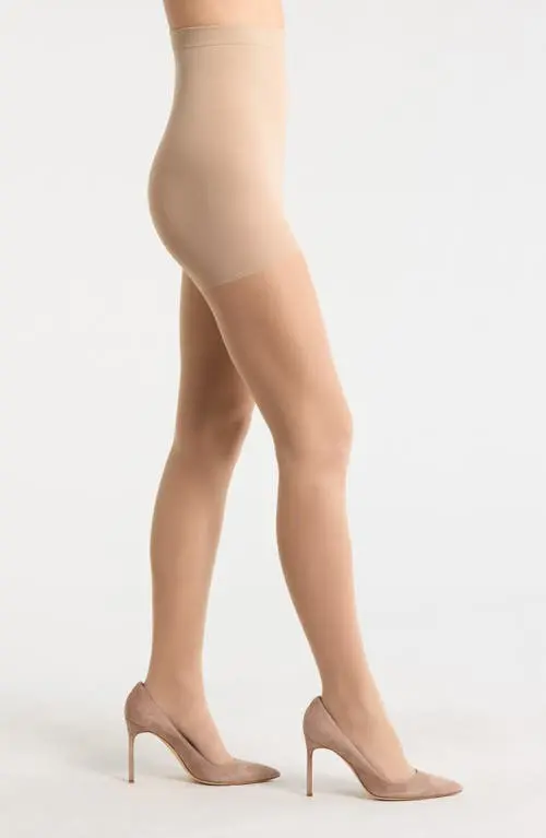 Nordstrom Sheer Control Top Tights - Taupe