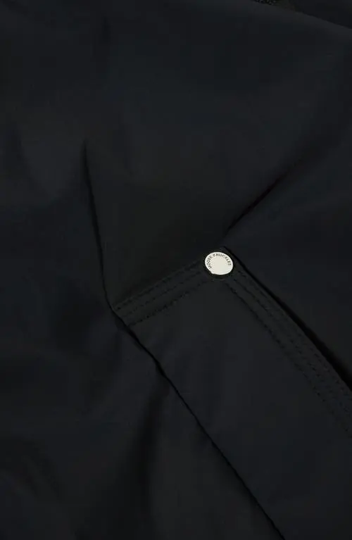 Moose Knuckles Tegan Water Repellent Layered Down Bomber Jacket - Black
