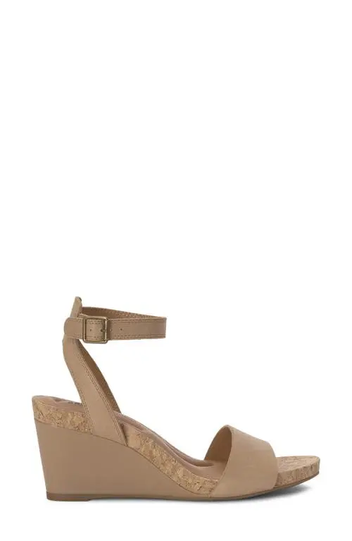 Lucky Brand Ankle Strap Platform Wedge Sandals - Cortado