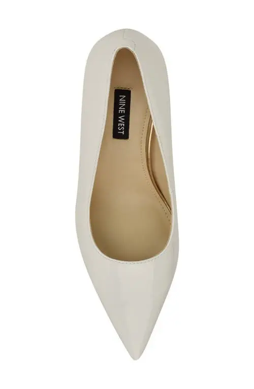 Nine West Pointed Toe Pumps - White