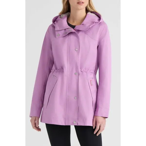 Hunter Adela Hooded Waterproof Jacket - Mystic Peony