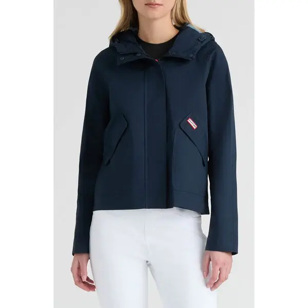 Hunter Julia Hooded Waterproof Rain Jacket