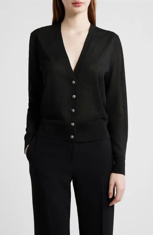 Kobi Halperin Jenna V-neck Cardigan - Black