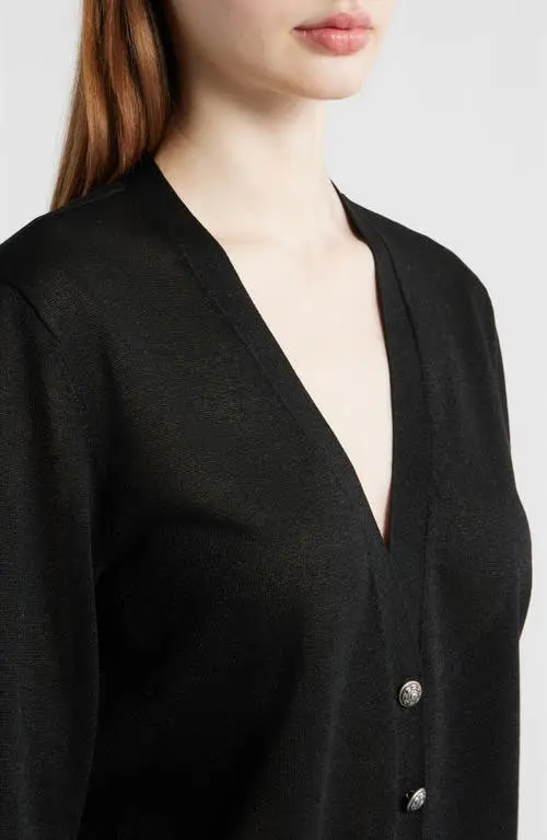 Kobi Halperin Jenna V-neck Cardigan - Black