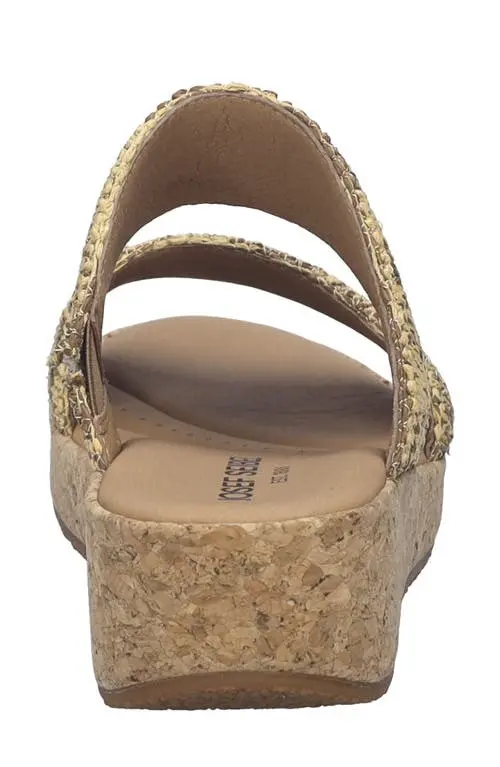 Josef Seibel Evita 02 Platform Wedge Slide Sandal