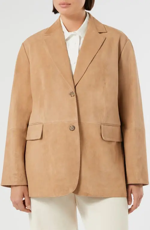 Marina Rinaldi Olivi Suede Blazer