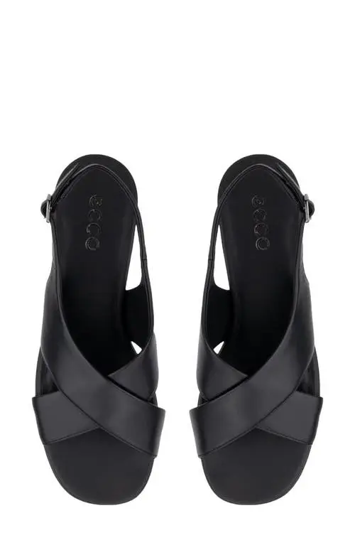 Ecco Sculpted Alba Slingback Sandal - Black