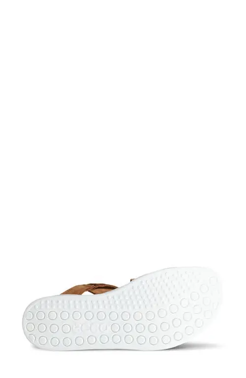 Ecco Soft Cross Strap Sandal - Lion