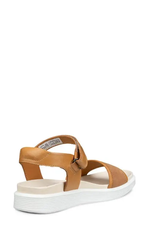Ecco Soft Two-strap Sandal - Cashmere/lion