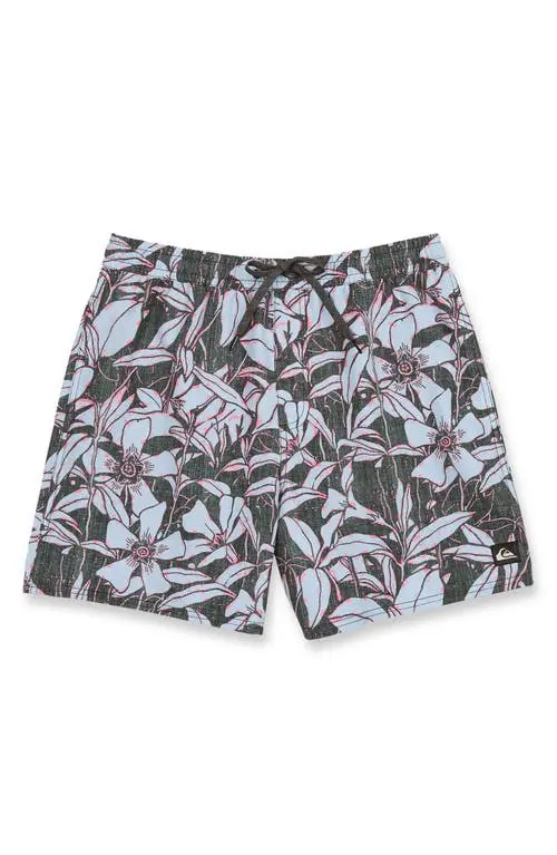 Quiksilver Mix Volley 17" Swim Trunks - Anthracite