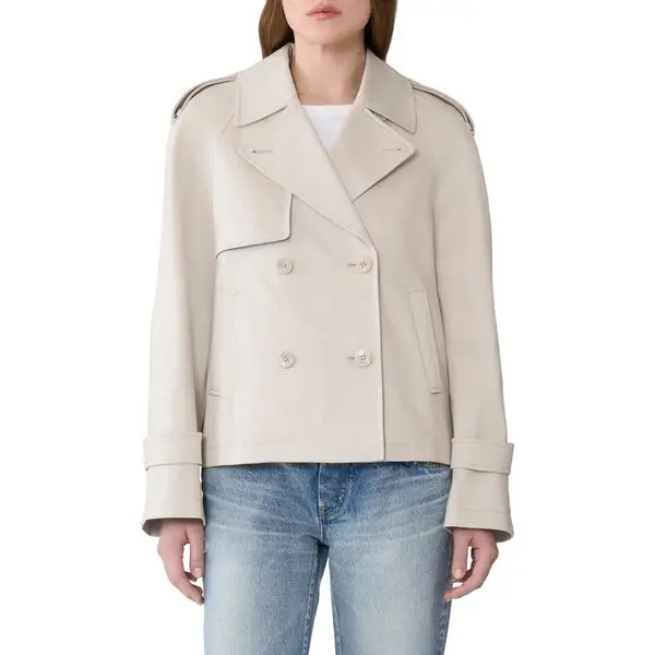 Soia & Kyo Stretch Cotton & Nylon Trench Coat