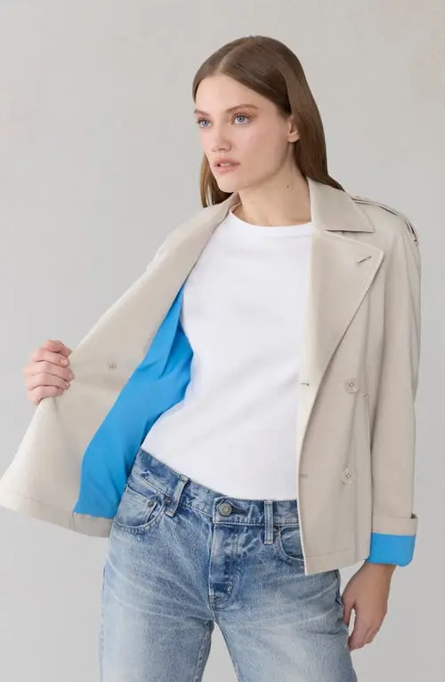 Soia & Kyo Stretch Cotton & Nylon Trench Coat