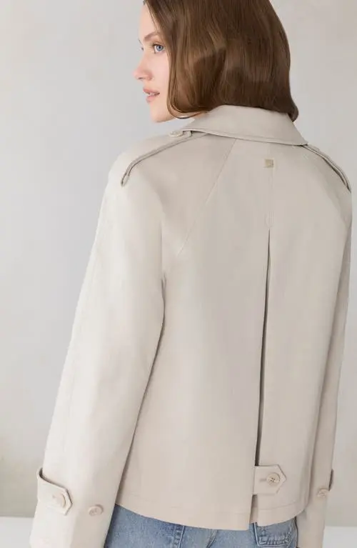 Soia & Kyo Stretch Cotton & Nylon Trench Coat