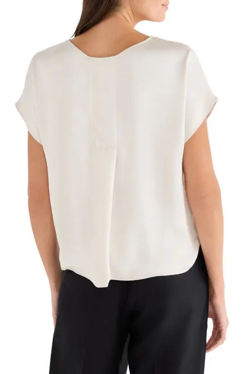 NIC+ZOE Woven Day Gloss Top - Coconut