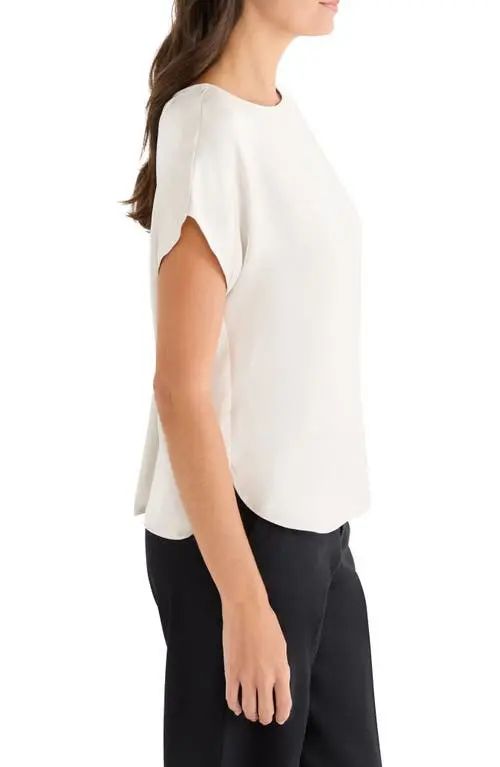 NIC+ZOE Woven Day Gloss Top - Coconut