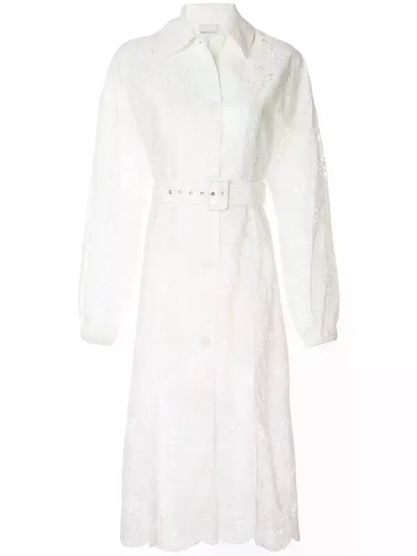 ALICE MCCALL Cloud Obscurity Embroidered Trench Coat