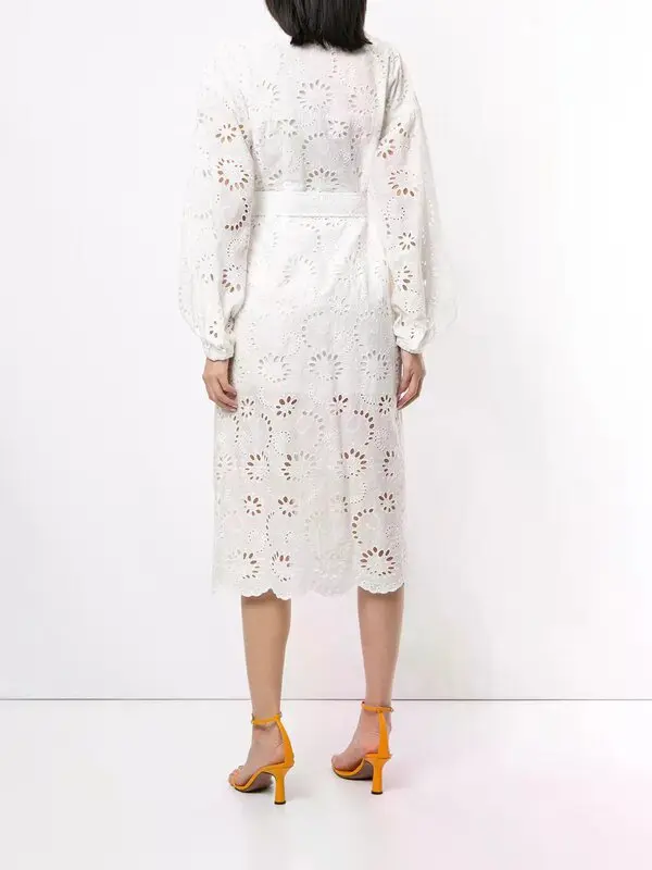 ALICE MCCALL Cloud Obscurity Embroidered Trench Coat
