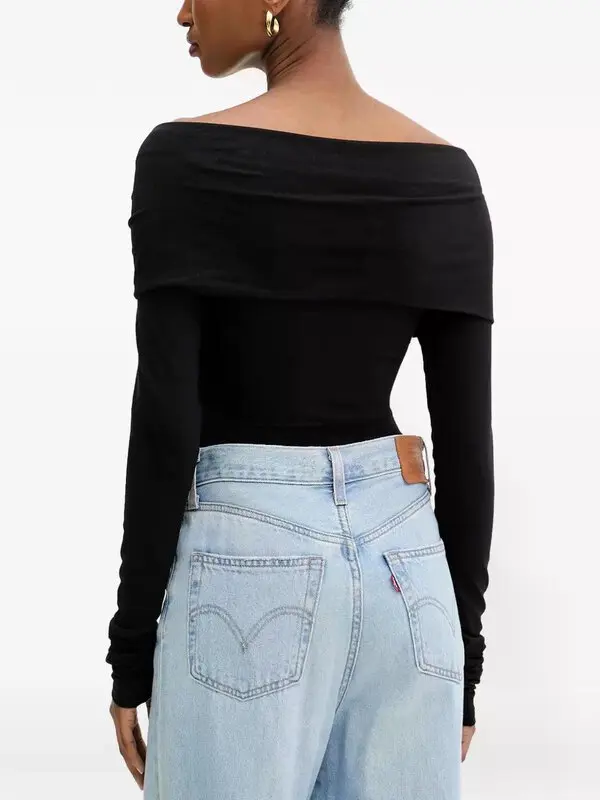 LA MANIA Twisted Draped Top