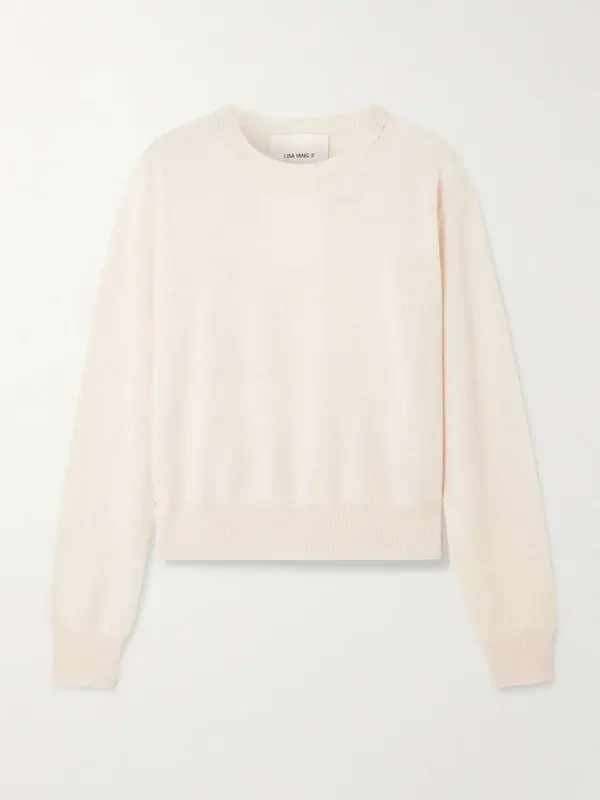 LISA YANG Greer Cashmere Sweater - Beige