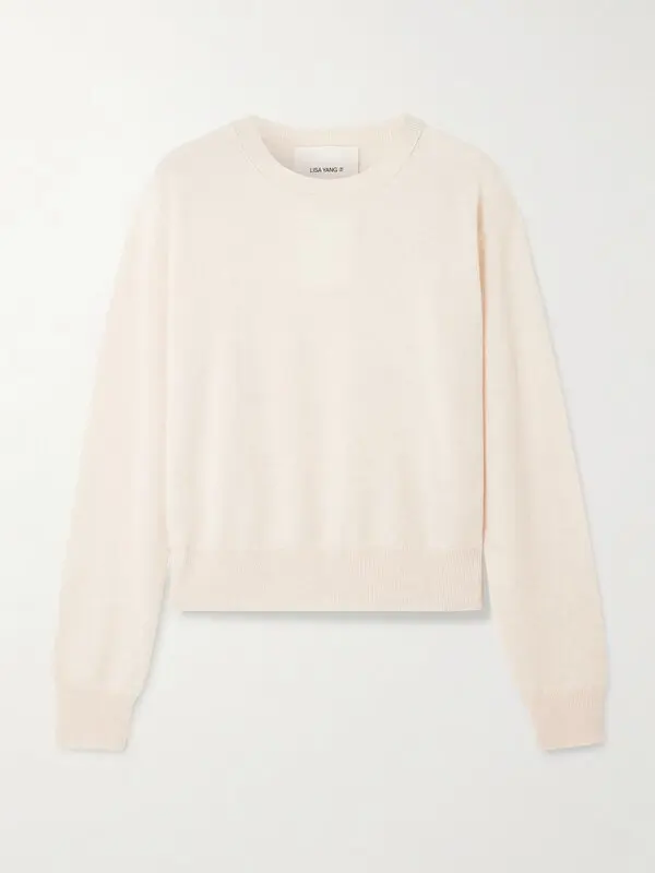 LISA YANG Greer Cashmere Sweater - Neutrals