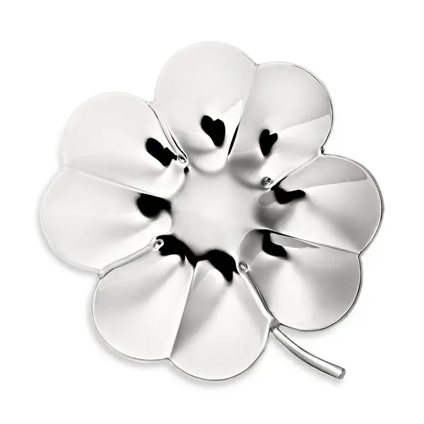 Christofle L'herbier -plated Four Leaf Clover Bowl