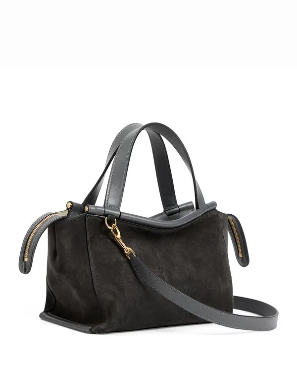 WANDLER Ida Suede Crossbody Bag