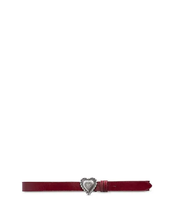Zadig&Voltaire Santa Fe Crush Leather Belt - Power