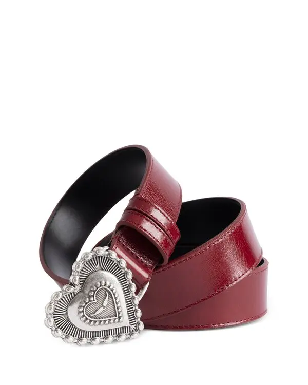 Zadig&Voltaire Santa Fe Crush Leather Belt - Power