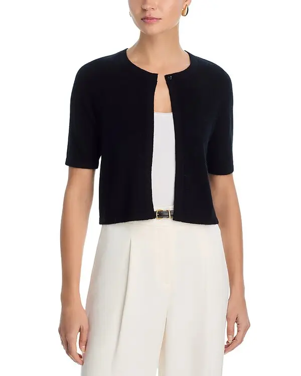 Bloomingdale'S 100% Cashmere Crewneck Shrug Sweater