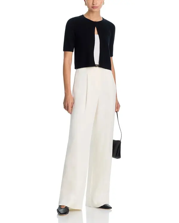 Bloomingdale'S 100% Cashmere Crewneck Shrug Sweater