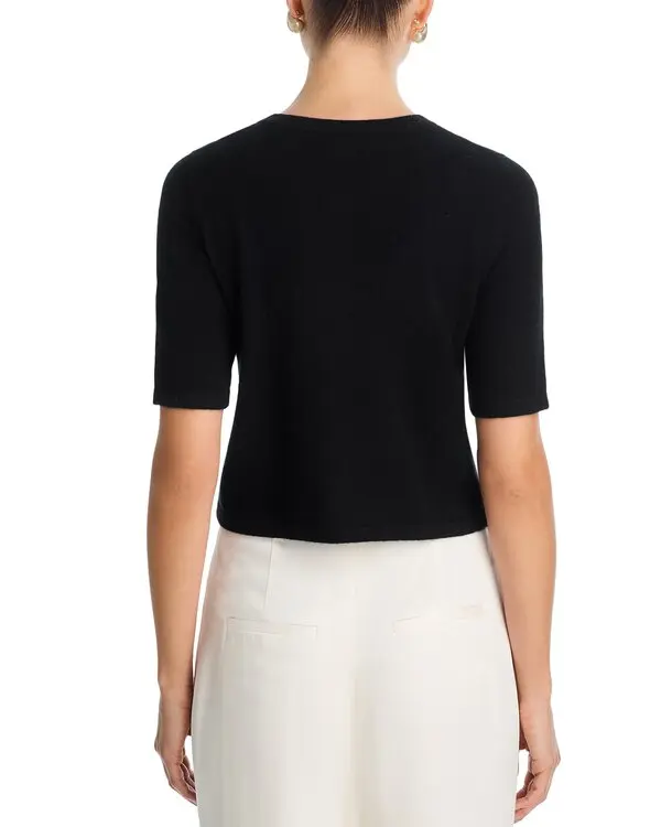 Bloomingdale'S 100% Cashmere Crewneck Shrug Sweater