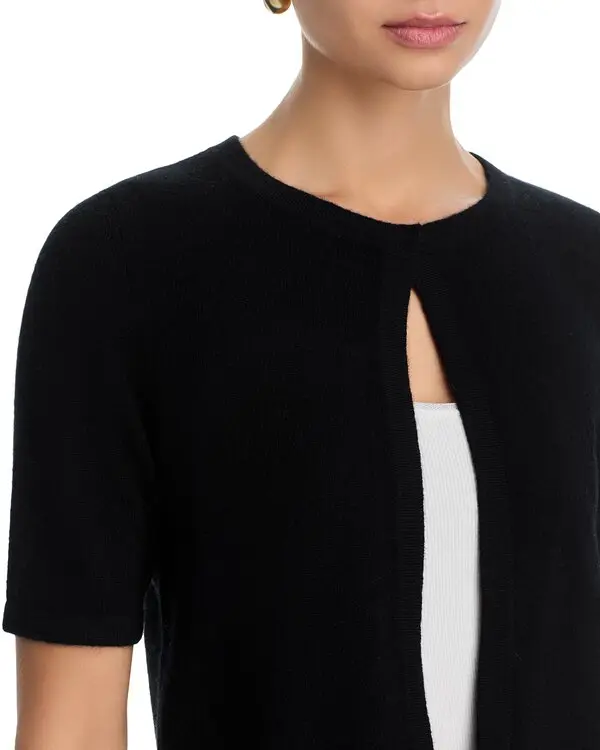 Bloomingdale'S 100% Cashmere Crewneck Shrug Sweater