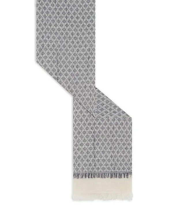 Gerard Darel Doralia Printed Cotton Scarf - Blue Sky