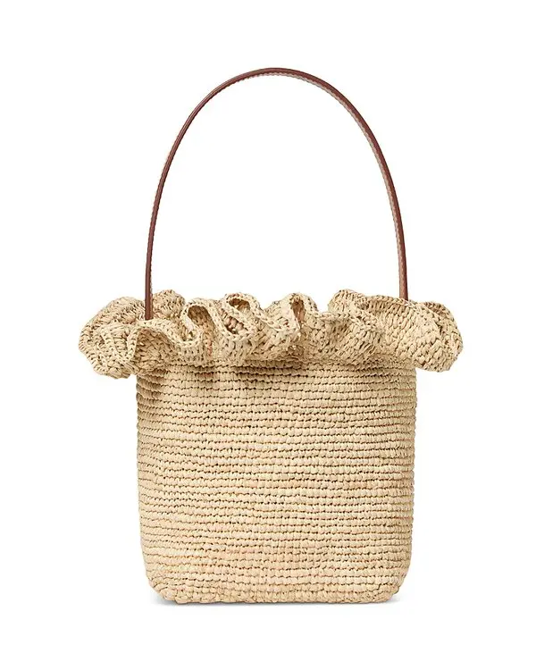 LOEFFLER RANDALL Laith Crochet Top Handle Bag