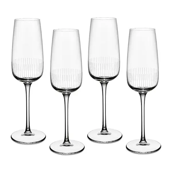 VILLEROY & BOCH Afina Champagne Flutes, Set Of 4 - No Color