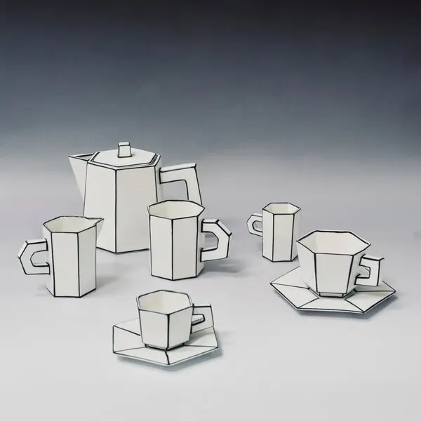 SERAX Carte Espresso Cup & Saucer