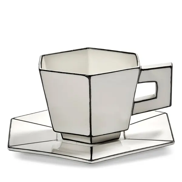 SERAX Carte Cappuccino Cup & Saucer - Blanche