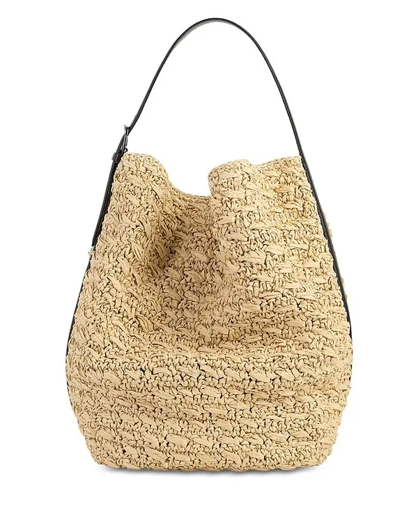TOTEME Woven Paper Raffia Tote Bag - Natural
