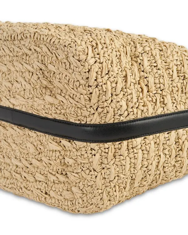 TOTEME Woven Paper Raffia Tote Bag - Natural