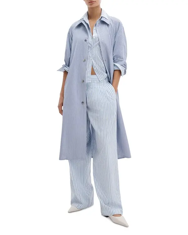 Rag & Bone Gayle Stripe Poplin Coat