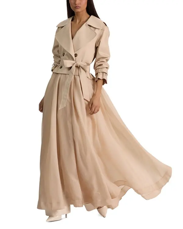 Alice + Olivia Nevada Trench - Latte