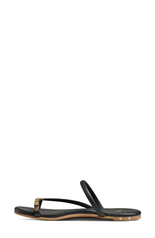 Beek Starbird Studded Toe Ring Slide Sandal - Black