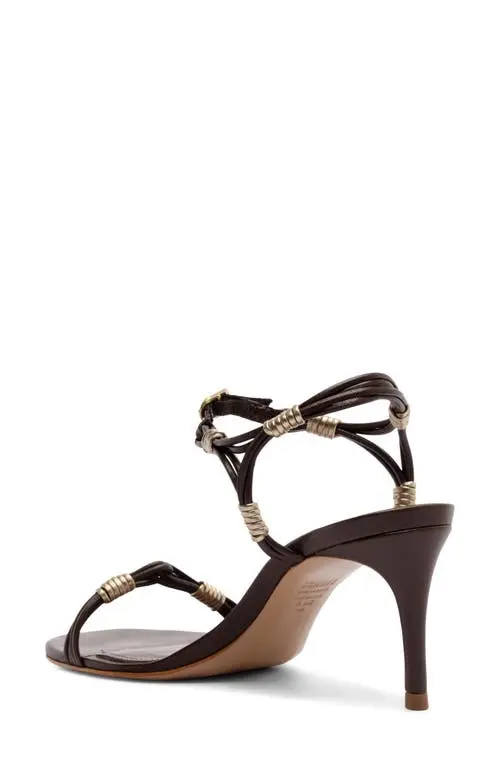 Schutz Nara Ankle Strap Sandal - Root Brown