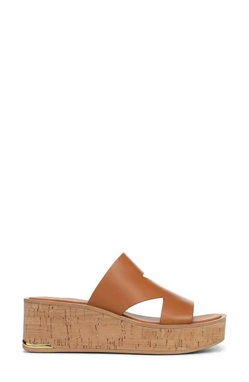 Franco Sarto Tahani 2 Platform Wedge Sandal - Caramel