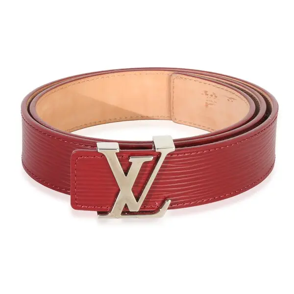 LOUIS VUITTON Initiales 30mm Belt - Red