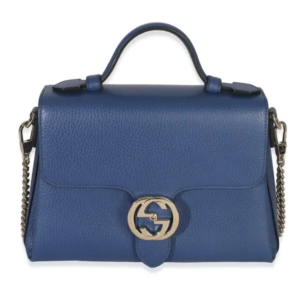 Gucci Dollar Calfskin Interlocking G Shoulder Bag